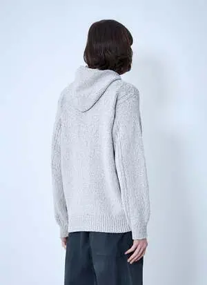 Stone Island Zip-up Knit Hoodie