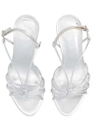 AeydĒ Solange Heeled Sandals - Silver