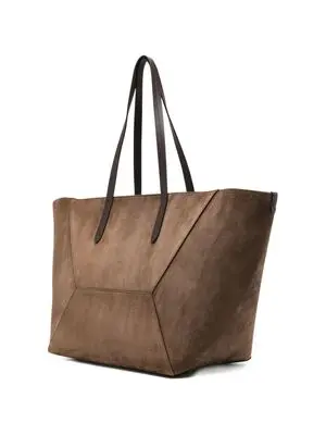 Brunello Cucinelli Leather Tote Bag