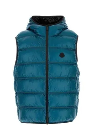 Moncler Nylon Sleeveless Down Jacket - Blue