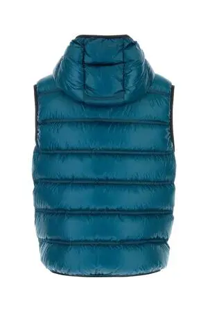 Moncler Nylon Sleeveless Down Jacket - Blue