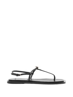 TOTEME T-strap Leather Sandals - Multicolor
