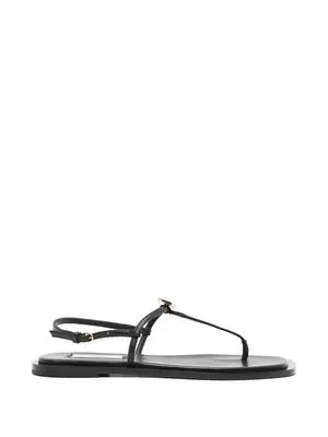 TOTEME T-strap Leather Sandals - Multicolor