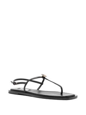 TOTEME T-strap Leather Sandals - Multicolor