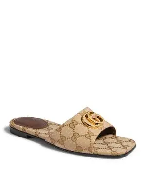 Gucci Slider Marmont Gg - Multicolor