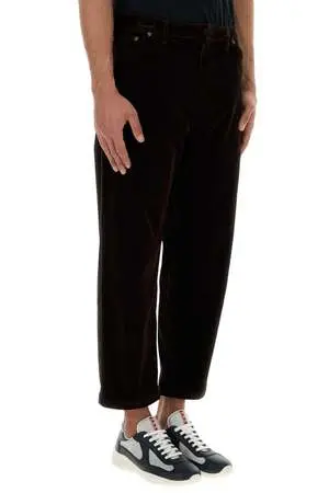 Prada Dark Velvet Denim Pant