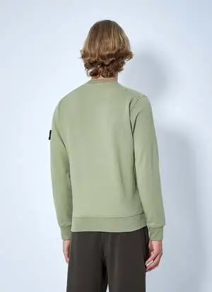 Stone Island Crewneck Sweatshirt With Arm Patch