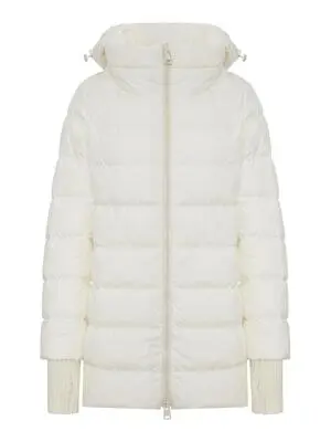 Herno HERNO Long Down Jacket With Hood White