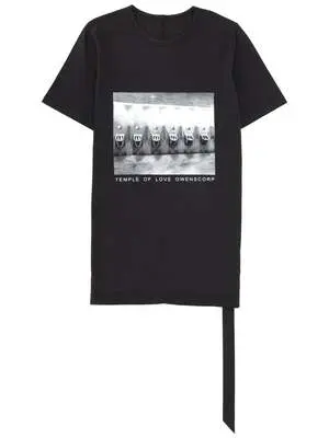 Rick Owens T-shirt Level T - Black