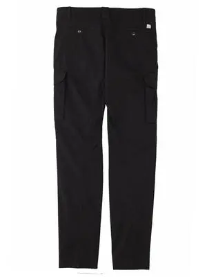 C.P. COMPANY Logo Patch Cargo Trousers - Black