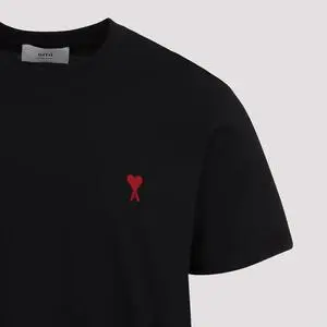 AMI Paris Classic Red T-shirt - Black