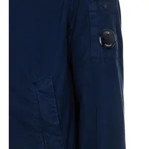 C.P. COMPANY Lens Logo Micro-reps Hooded Jacket