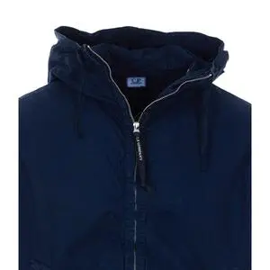 C.P. COMPANY Lens Logo Micro-reps Hooded Jacket