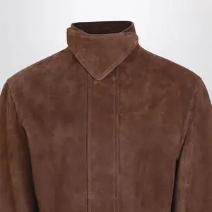 Alaïa Suede Jacket - Brown