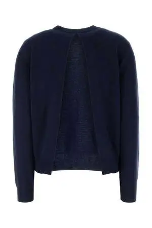 JIL SANDER Navy Cashmere Swearer