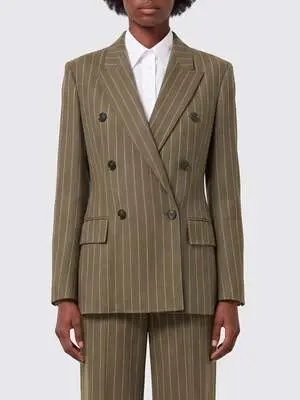 Max Mara Pinstripe Double-breasted Blazer - Cream