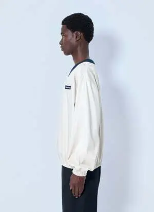 Miu Miu Technical Pongé Sweatshirt