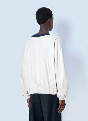 Miu Miu Technical Pongé Sweatshirt