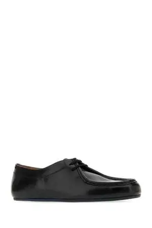 JIL SANDER Leather Hood Lace-up Shoes