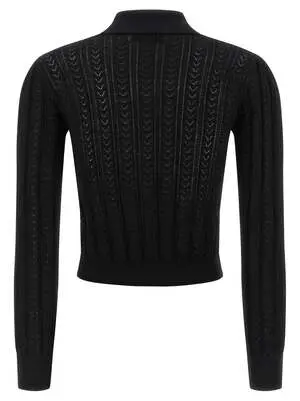 Alessandra Rich Cashmere Blend Knit Cardigan