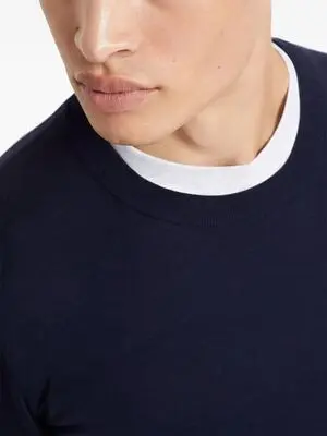 Brunello Cucinelli Lightweight Cotton Crewneck Sweater
