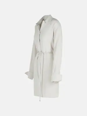 Sportmax Eolie' Grey Silk Dress