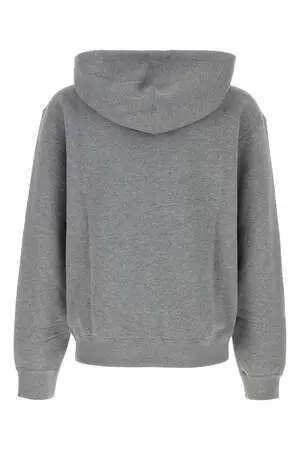 JIL SANDER Grey Cotton Sweatshirt - Gray