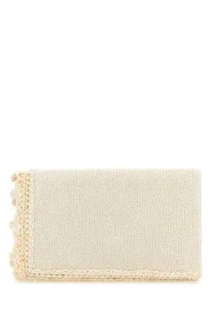 JW Anderson Ivory Crochet Clutch