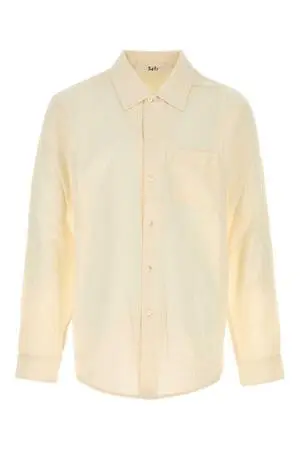 Séfr Ivory Voile Leo Shirt - White