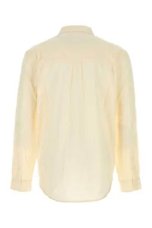 Séfr Ivory Voile Leo Shirt - White