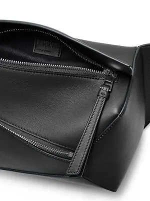Loewe Small Puzzle Classic Calfskin Leather Bag - Black