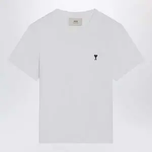 AMI Paris T-shirt De Coeur In Cotton - White