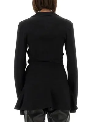 Attico Cady Mini Dress - Black