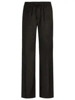 Dolce & Gabbana Wool Knit Jogging Pants - Black