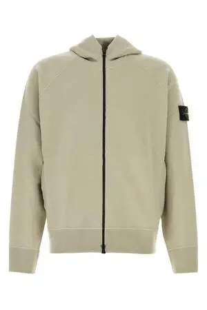 Stone Island Dove Grey Knit Sweatshirt - Gray