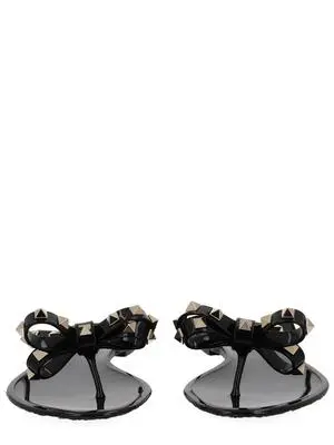 Valentino Garavani Rockstud Sandal - Black