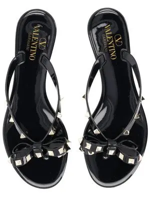 Valentino Garavani Rockstud Sandal - Black