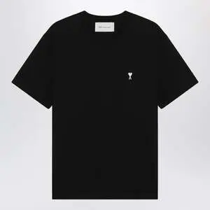 AMI Paris De Coeur T-shirt - Black