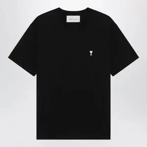 AMI Paris De Coeur T-shirt - Black