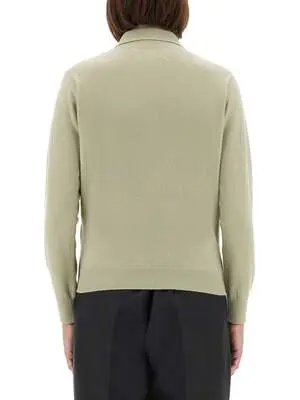 MAISON MARGIELA Virgin Wool Polo Shirt
