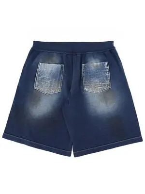 Dsquared2 Cotton Denim Shorts - Blue