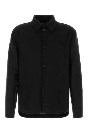 JIL SANDER Wool Shirt - Black