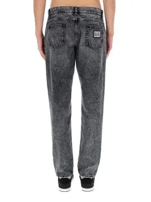 Dolce & Gabbana Acid Wash Denim Jeans