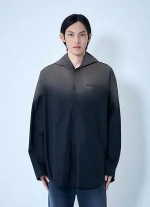 Balenciaga Hooded Shirt - Black
