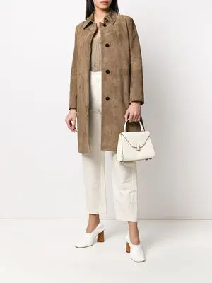 VALEXTRA Iside Mini Leather Handbag