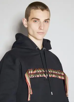 LANVIN Curblace Hooded Sweatshirt - Black
