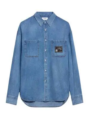Celine Cotton Denim Shirt - Blue