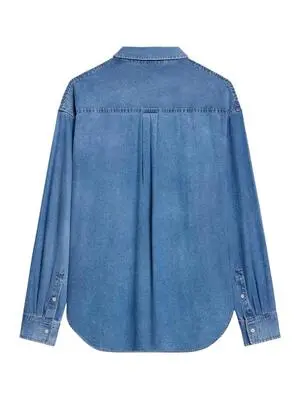 Celine Cotton Denim Shirt - Blue