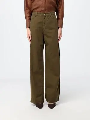 Max Mara Cotton Trousers - Brown