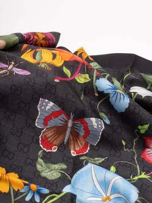 Gucci Flora` Foulard